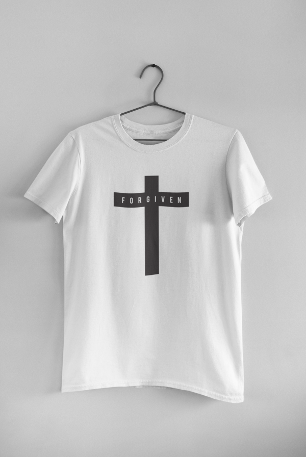 Forgiven Unisex Tee - Light Merch Christian Clothing
